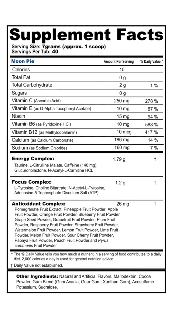 GFUEL - MOON®PIE (40 serv) - Get it at Gamerbulk