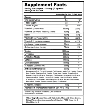 GFUEL - Temp V (40 serv) - Get it at Gamerbulk