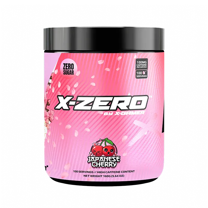 X-Zero - Japanese Cherry (100 serv) - Get it at Gamerbulk